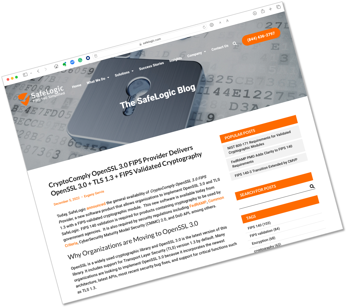 Openssl 3x Tls 13 And Fips 140 Safelogic